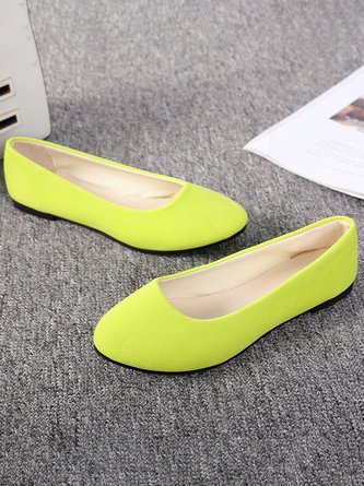 Multi-color Selection Velvet Simple Flat Shoes | justfashionnow