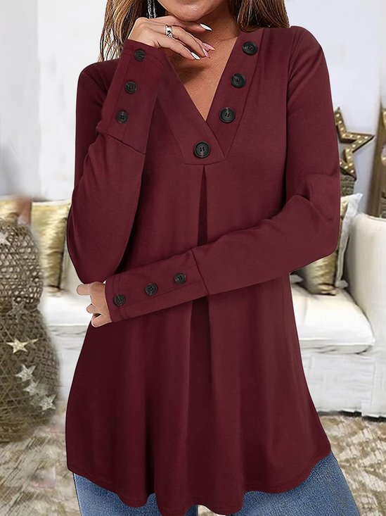 Button Down Tunic Tops - Sales at JustFashionNow | justfashionnow